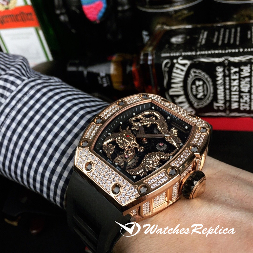 Richard Mille RM57-01 « Jackie Chan Series » Dragon Réplique Montre ...