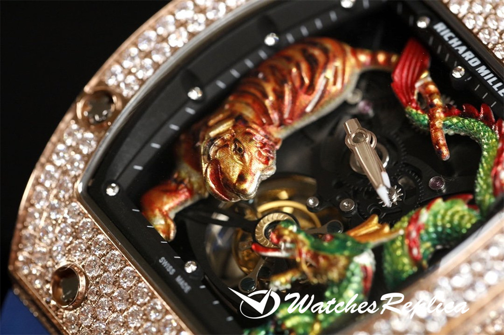 Richard Mille Rm51-01 « Dragon Tiger » Real Tourbillon Watch – Replique ...