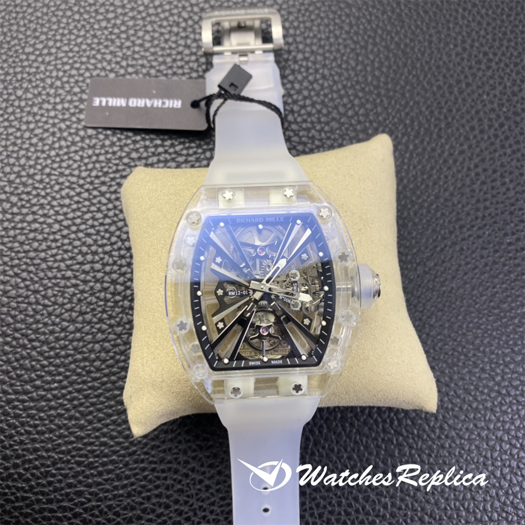 Richard Mille Rm12-01 Tourbillon Sapphire Transparent Edition Watch ...